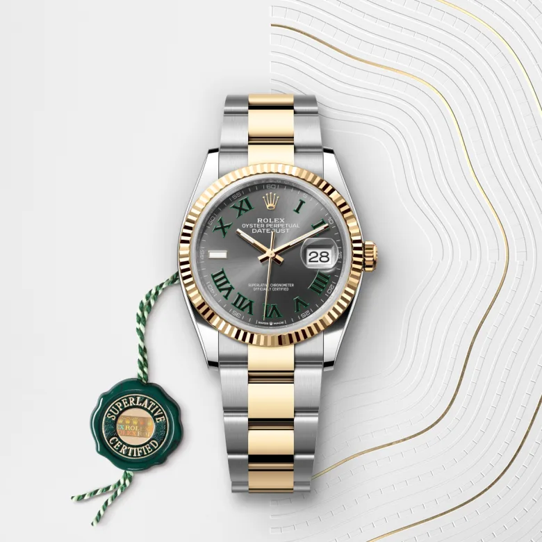 Rolex Datejust 36 in Yellow Rolesor, M126233-0036