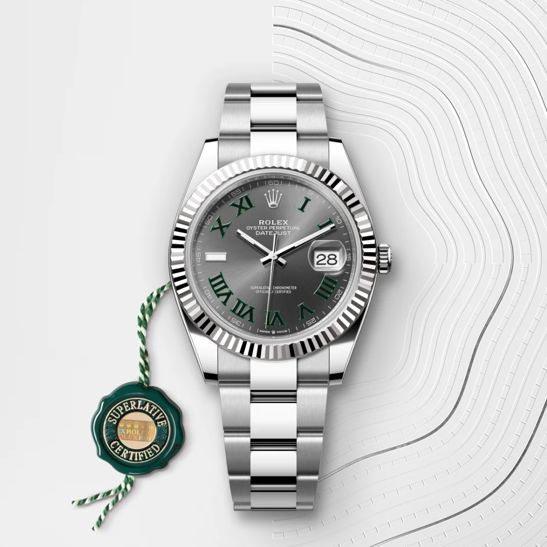 Rolex Datejust 41 in White Rolesor, M126334-0021