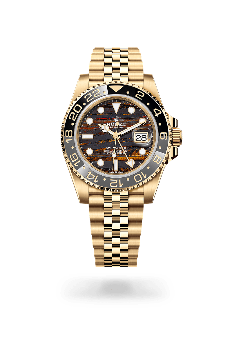 Rolex GMT-Master II 18 ct yellow gold, M126718GRNR-0002
